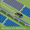 NEXTracker's self-powered, horizontal axis solar tracking system ...