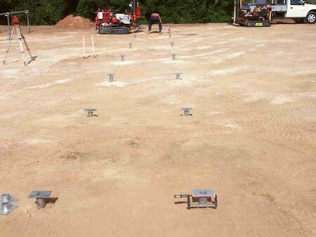 Ground-screws for ground-mounted solar power systems | Solar Choice