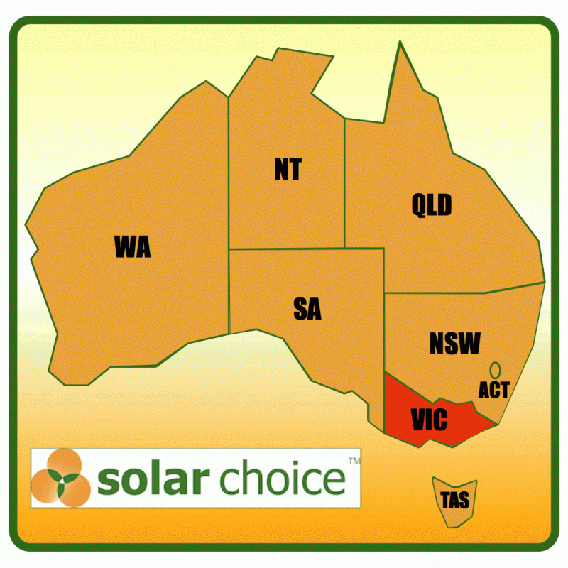 VIC Map BG | Solar Choice